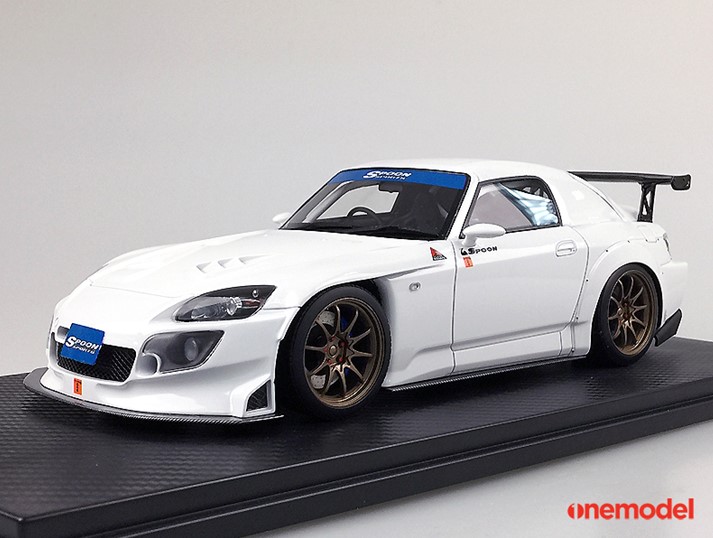 新品18B04-08 onemodel 1/18 ホンダ Spoon S2000 Street Version Rio/New Indy ...