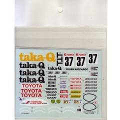 新品 SDF2471 スタジオ27 1/24 トヨタ89C-V”taka-Q” LM'89 Spare Decal, Boost Gear ...