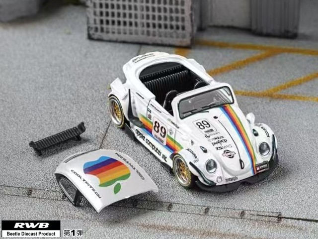 予約 Star Model 1/64 RWB Beetle Type 1 Kafer ビートル コンバーチブル White #89 ...