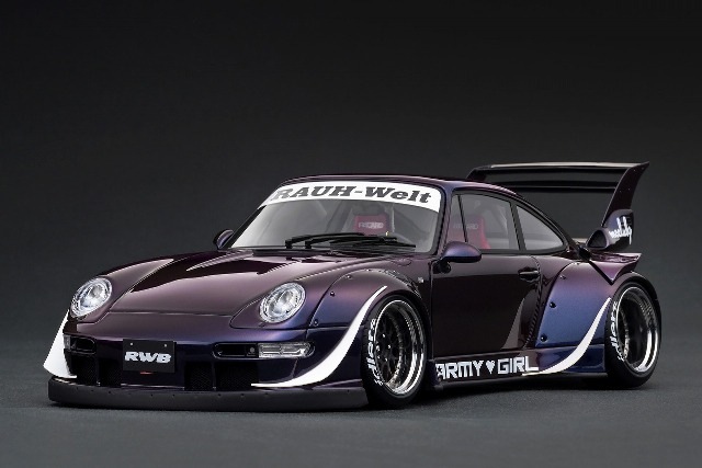 新品 IG3739 イグニッションモデル 1/18 RWB 993 Purple Metallic , Boost Gear ミニカー通販