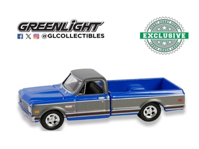 予約 30567 GreenLight 1/64 1972 Chevy Cheyenne C10 Short Bed Electric ...
