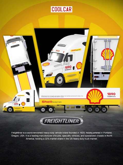 新品 CC800112 Cool Car x Time Micro TM 1/64 Freightliner Cascadia トラック ...