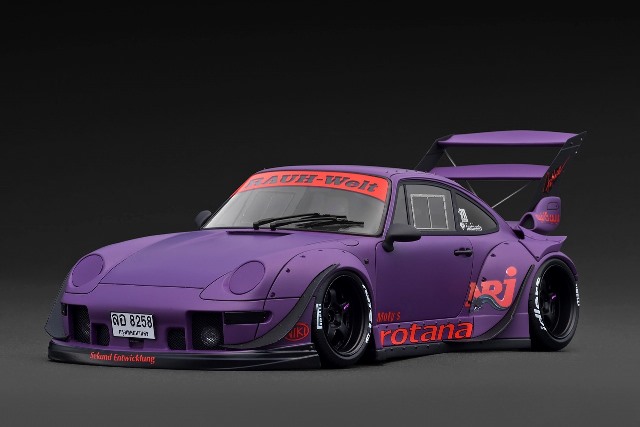 予約 IG4035 イグニッションモデル 1/18 RWB 993 Matte Purple , Boost Gear ミニカー通販
