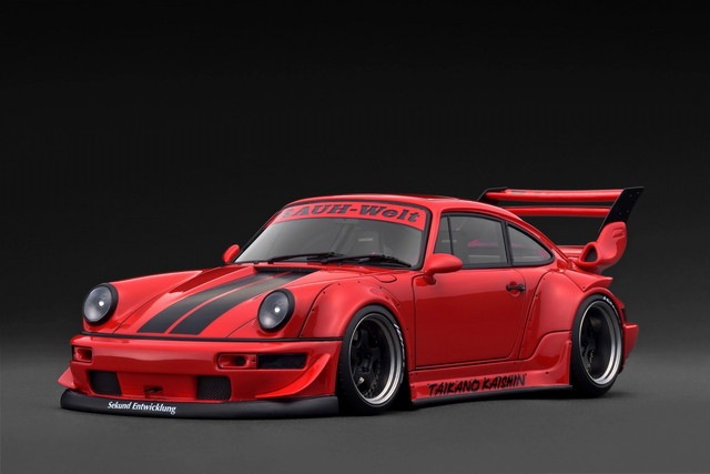 予約 IG3971 イグニッションモデル 1/18 RWB 964 Red , Boost Gear ミニカー通販