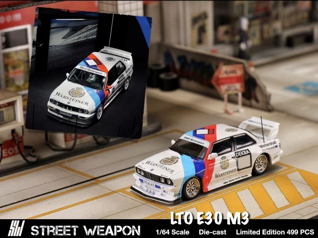 予約 SW Street Weapon 1/64 BMW E30 M3 LTO 改造車 DTM Racing Livery, Boost ...