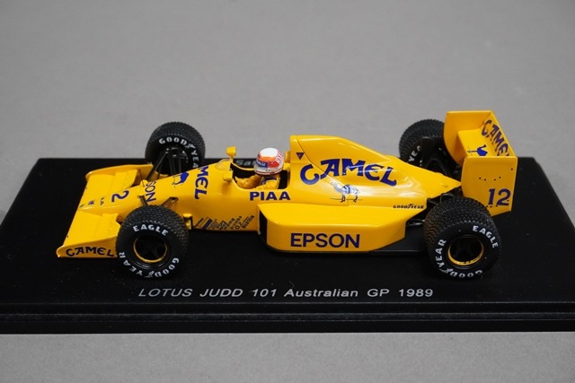 1/43 スパーク RG003 レーシングギア限定 ロータス Judd 101 オーストラリアGP 1989 #12 キャメル仕様, Boost Gear ミニカー通販