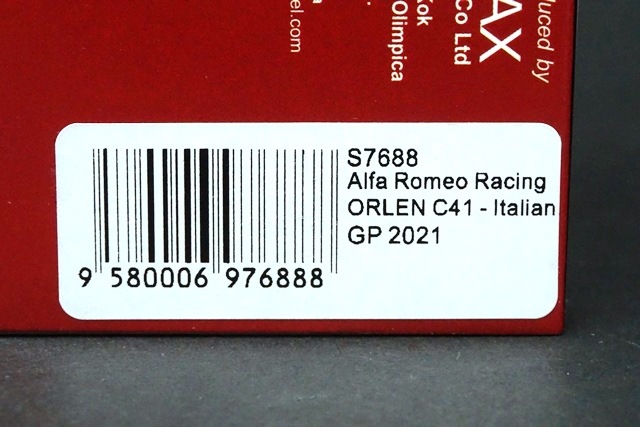 1/43 スパーク S7688 アルファロメオレーシング ORLEN C41 イタリアGP 2021 #99, Boost Gear ミニカー通販