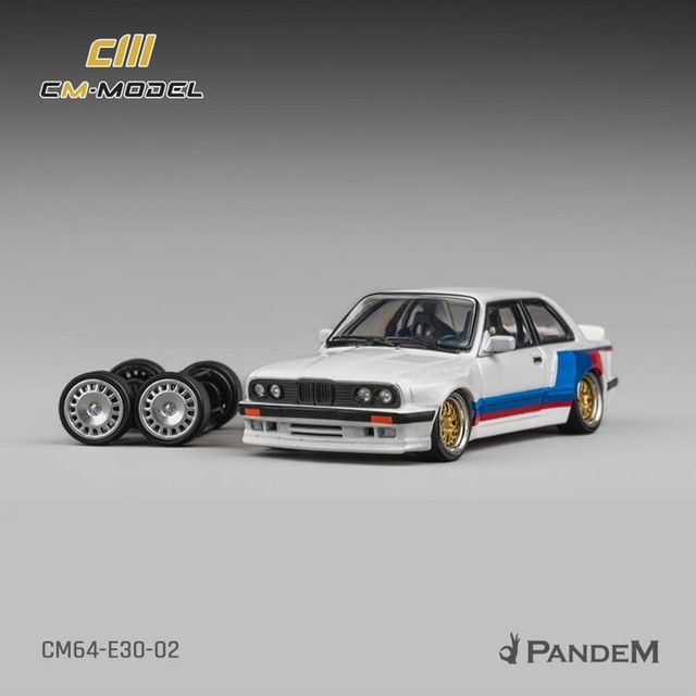 予約 CM64-E30-02 CM-Model 1/64 パンデム 3 Series M3 Mk1 E30 Sedan,Pandem ...