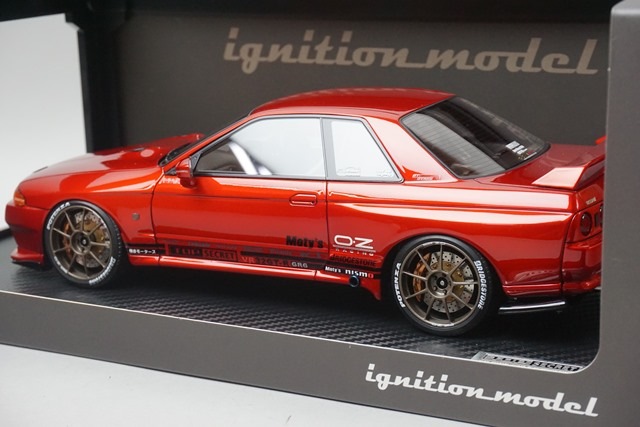 1/18 イグニッションモデル IG1524 日産 TOP SECRET GT-R (VR32) Red Metallic, Boost ...