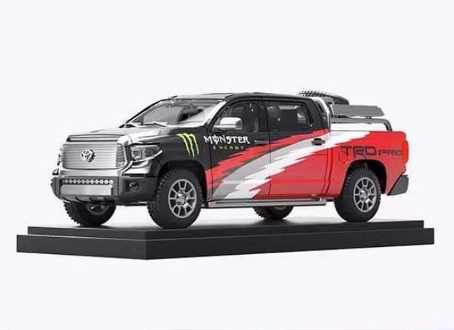 予約 Super Model 1/64 トヨタ タンドラ Toyota Tundra ブラック レッド monster, Boost Gear ミニカー通販