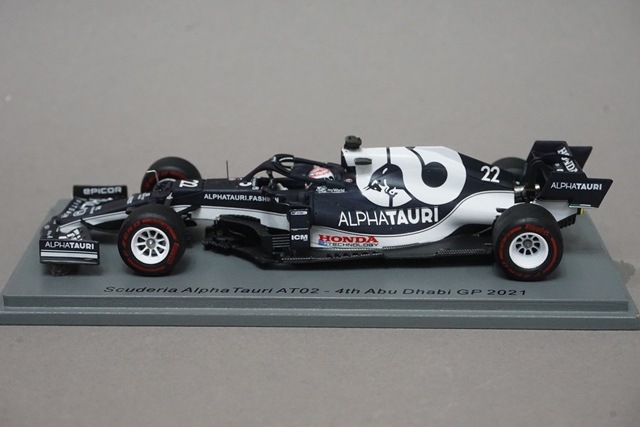 1/43 スパーク S7853 スクーデリア アルファタウリ AT02 アブダビGP 4th 2021 #22 角田裕毅, Boost ...