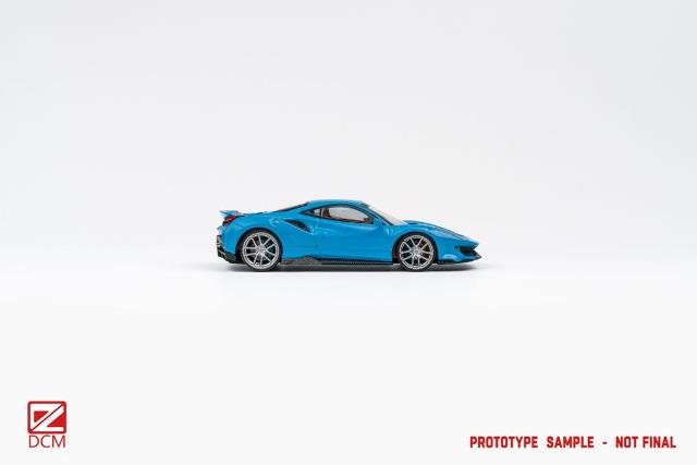 予約 DCM 1/64 Novitec 488 Pista Skyblue silver wheel, Boost Gear ミニカー通販