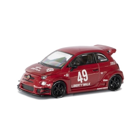 新品 MC221-RD TSM MINI-GT x Abas Works 1/64 ABARTH 595 Red LHD ※LBWK限定 ...
