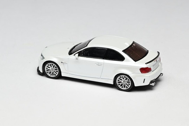 新品 7CM Model 1/64 BMW 1M Coupe (E82) silver style 359 multi-spoke ...