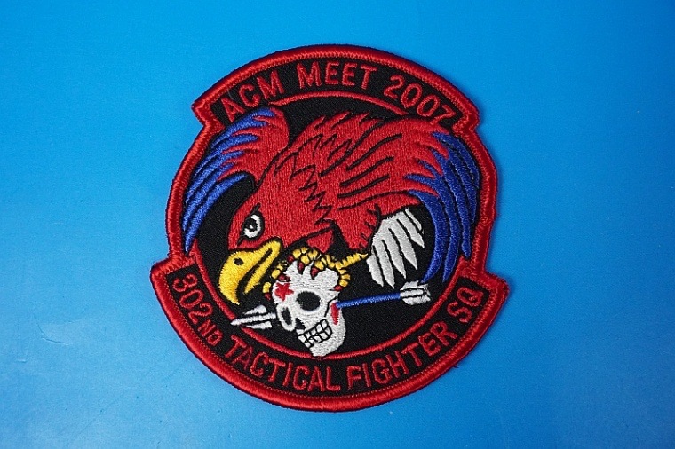 ワッペン JASDF 航空自衛隊 第302飛行隊 ACM MEET 戦競2007 ベルクロなし/中古｜｜模型・プラモデルの通販専門 エルロン