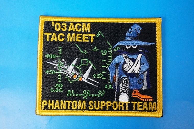 ワッペン JASDF 航空自衛隊 TAC MEET/戦競 2003 ファントムサポートチーム スプーク 角形 ベルクロあり/中古｜｜飛行機模型 ...