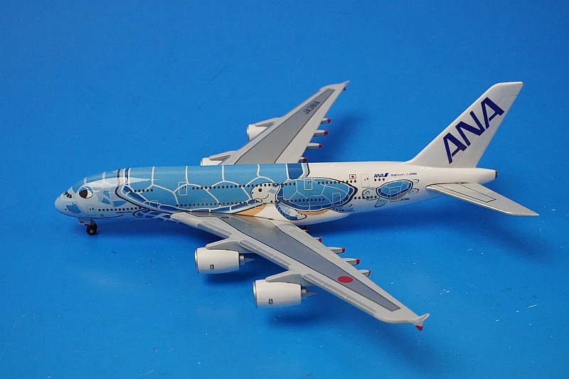 1/500 A380-800 ANA FLYING HONU Laniブルー JA381A [NH50094] 全日空商事/中古｜4961506500943｜飛行機模型 通販専門 エルロン