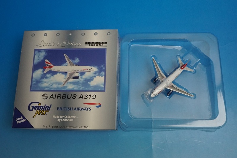 1/400 A319-131 ブリティッシュ G-EUPA [GJBAW148] ジェミニ/中古｜763116701482｜模型・プラモデルの通販専門 エルロン