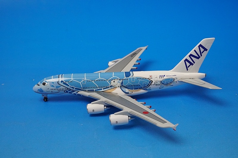 1/500 A380-800 ANA FLYING HONU ANAブルー WiFiレドーム･ギア付 JA381A [NH50091] 全日空商事/中古｜4961506500912｜模型 ...