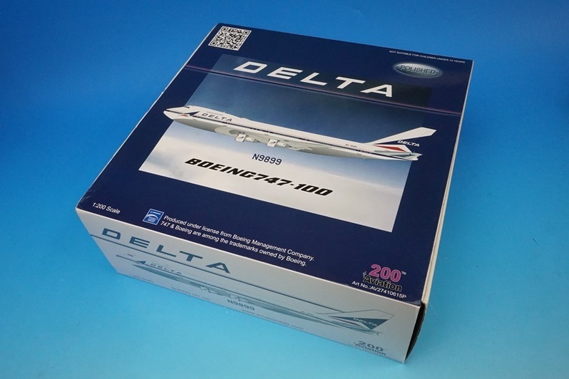 1/200 B747-100 デルタ N9899 [AV27410615P] アビエーション/中古｜4897033247856｜模型 ...