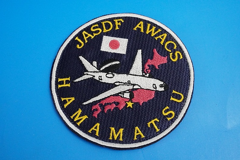 ワッペン JASDF 航空自衛隊 E-767 AWACS/エーワックス 早期警戒管制機 浜松基地 ベルクロあり/中古｜｜飛行機模型 通販専門 エルロン