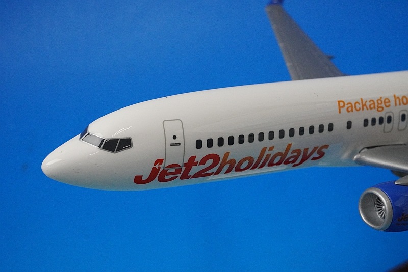 1/144 B737-800 Jet2holidays/ジェットツー G-JZBR パックミン/中古｜｜飛行機模型 通販専門 エルロン