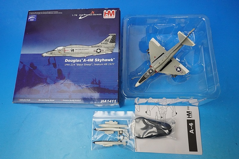 1/72 A-4M スカイホーク アメリカ空軍 ブラックシープ [HA1411] ホビーマスター/中古｜4897018382916｜飛行機模型 ...