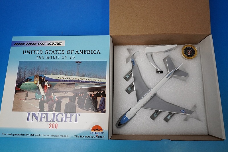 1/200 VC-137C アメリカ空軍 エアフォースワン THE SPIRIT OF’76 #26000 [IFAF1VC-137C-P] インフライト/中古｜4897033258241 ...