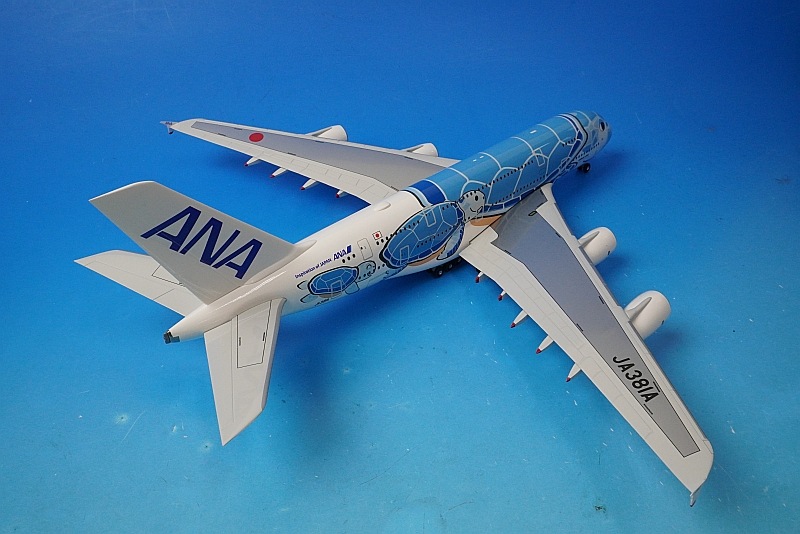 1/200 A380-841 ANA FLYING HONU ANAブルー WiFiレドーム･ギアつき JA381A [NH20162] 全日空商事/中古｜4961506201628｜模型 ...