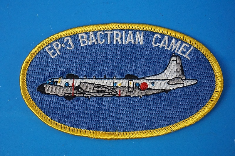 ワッペン JMSDF 海上自衛隊 EP-3 電子情報収集機 BACTRIAN CAMEL① ベルクロなし/中古｜｜飛行機模型 通販専門 エルロン