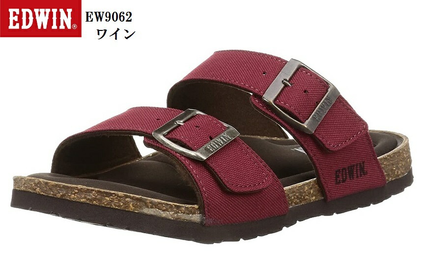 EDWIN(エドウィン)EW9062 メンズ フットペットカジュアルサンダル 海に川に山にと大活躍の1足 リゾートサンダル ダブルベルトが履きやすくシンプル | メンズ | フューチャーロード