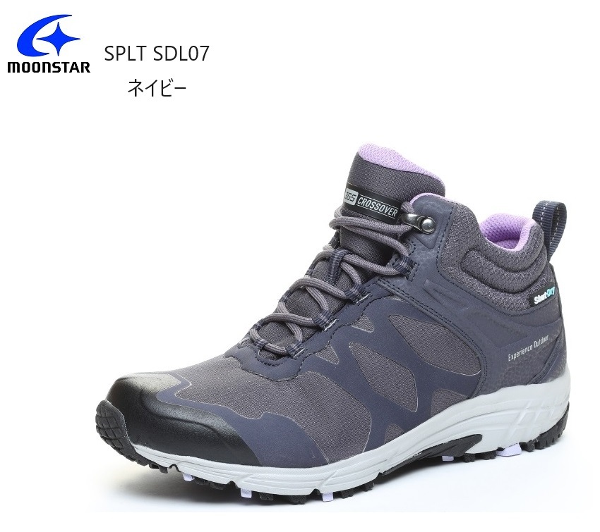 MoonStar (ムーンスター) サプリスト SPLT SDL07 レディス 幅広4E (EEEE) 透湿防水 防滑ソール ハイカット ...