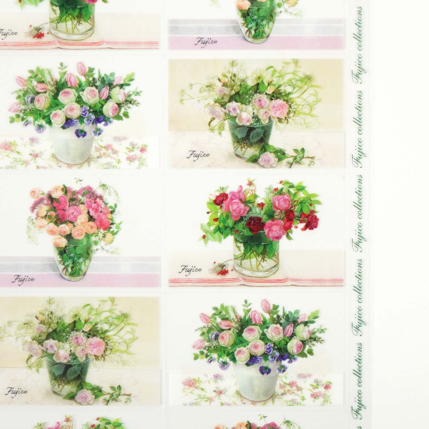 シール Fujico 花瓶とクロス｜sl-224 | ステーショナリー,シール | フロンティア公式オンラインショップ