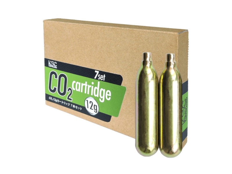 KSC CO2 12gカートリッジ 7本セット | BB弾/ガス/サプライグッズ等,CO2ガスガン用カートリッジ | ホビーショップフロンティア