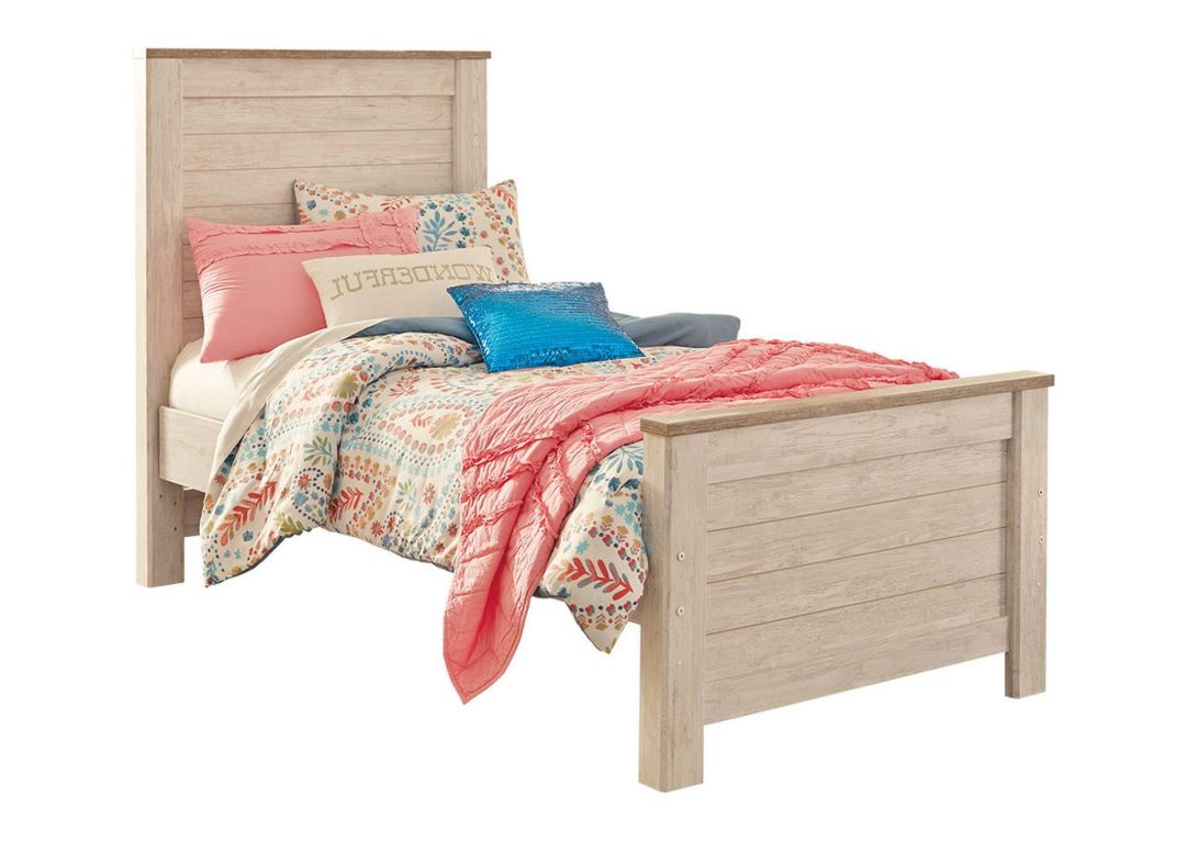 【ASHLEYオフィシャルショップ】【Twin】 Willowton Panel Bed Frame [size:W108 D208 ...