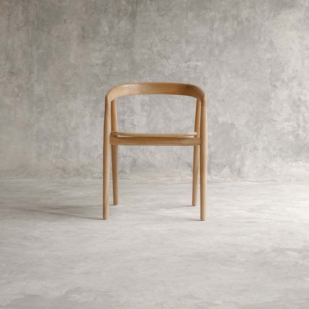 【ELEMENTS CONCEPT】Chair Rose(ローズ) 板座 チークウッド/ファブリック ジャパンディ | チェア・椅子 ...
