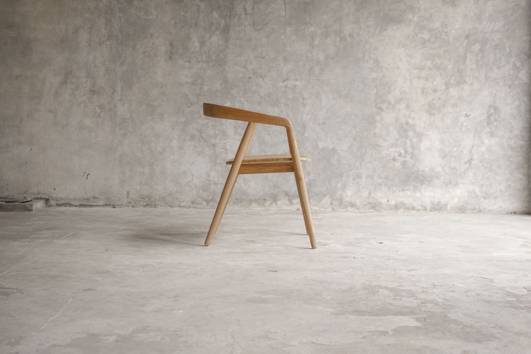 【ELEMENTS CONCEPT】Chair Rose(ローズ) 板座 チークウッド/ファブリック ジャパンディ | チェア・椅子 ...