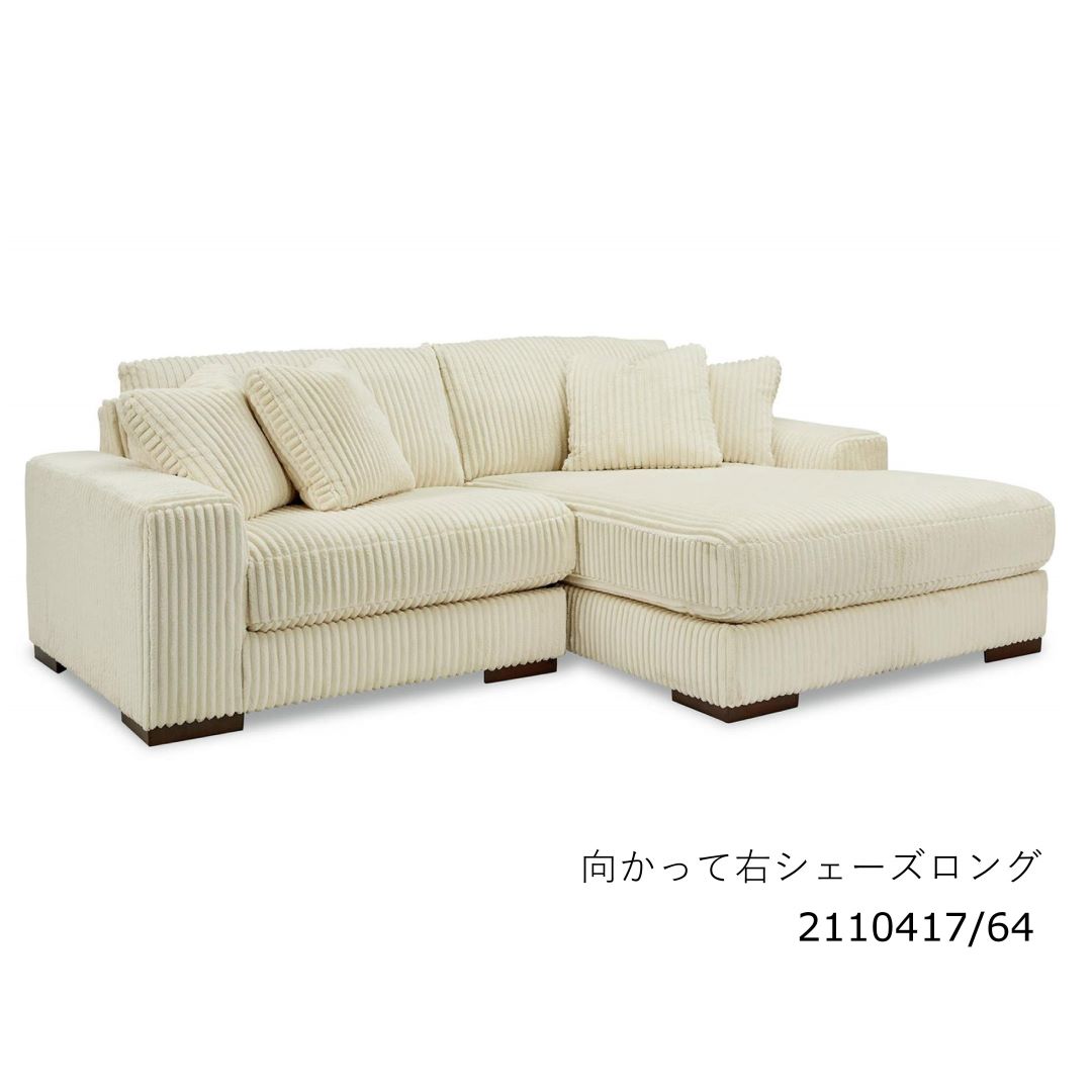【ASHLEYオフィシャルショップ】Lindyn 2-Piece Sectional with Chaise [size:W255 D178 ...