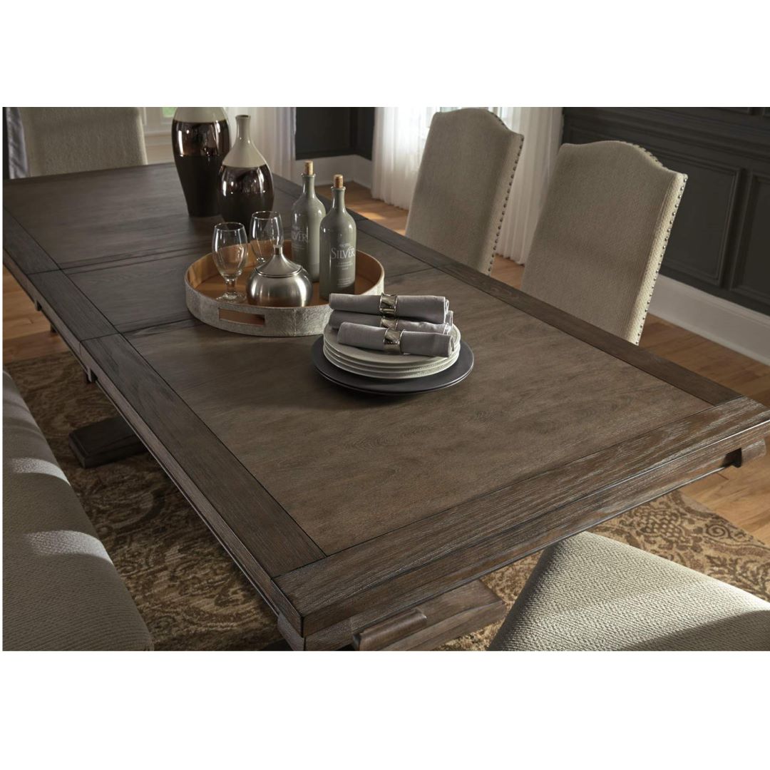 【ASHLEYオフィシャルショップ】Johnelle Extension Dining Table [size:W102 D194/240 ...