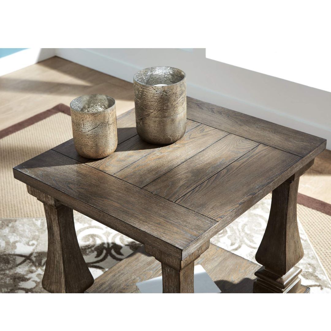 【ASHLEY】Johnelle End Table [size:W60 D68 H61cm] T776-3 | テーブル,サイドテーブル ...