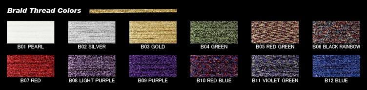 B03 GOLD POLY BRAID | JUSTACE,スレッド | デジタルストラクチャー