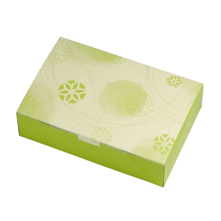 ルミアサービス箱 6個 和彩 まっちゃ色 19－657M | 食品容器,紙製容器,ルミアサービス箱 | フクブクロウ