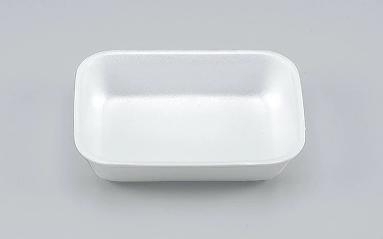 発泡 トレー V-77 無地 白 【50枚】 122×90×26 mm シーピー化成 PSP ホワイト 食品トレー 容器 刺身 惣菜 鮮魚 テイクアウト お持ち帰り 使い捨て レンジ不可 CP ...