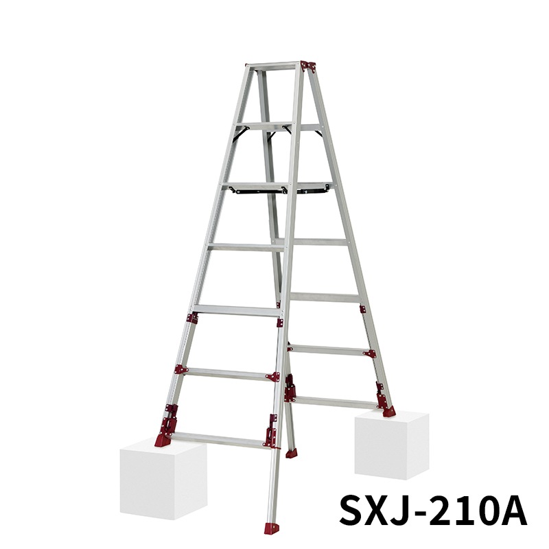 四脚アジャスト式専用脚立[上部操作タイプ ]・SXJ・Stapi（スタッピー）・全8サイズ・ピカコーポレイション製