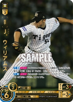 【UR】TBP01-T04 J．ウィリアムス | 球団ブースター 阪神タイガース「猛虎の雄姿」 | ドリームオーダー専門店フルアヘッド