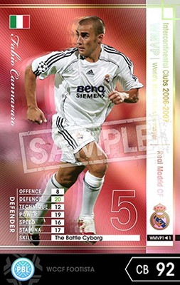 【FOOTISTA 変換済み】 【06-07 WMVP1】ファビオ・カンナバロ | WCCF FOOTISTA,WCCF FOOTISTA【その他】,WCCF 変換済み,変換済み WCCF06 ...