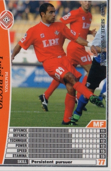 【02-03 221】ルイージ・リッチョ | WCCF,WCCF【通常弾】,WCCF/2002-2003,WCCF/2002-2003/白黒 | アーセナルベース販売・買取専門店 フルアヘッド