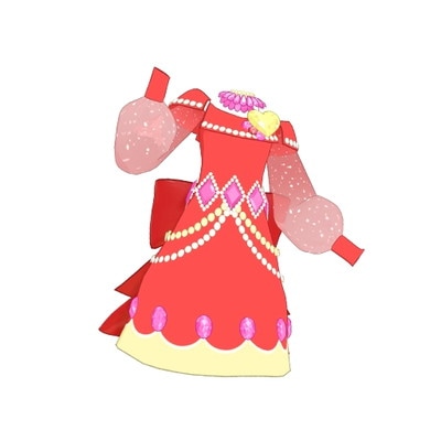 アイプリバース APR1-110 ゴージャスビジューレッドワンピ ★3 | アイプリバース,通常弾,リング1だん～,リング1だん | アイドルカード専門店 フルアヘッド