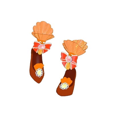 アイプリバース APR1-269 エレガントジュエルオレンジシューズ ★4 | アイプリバース,通常弾,リング1だん～,リング1だん | アイドルカード専門店 フルアヘッド