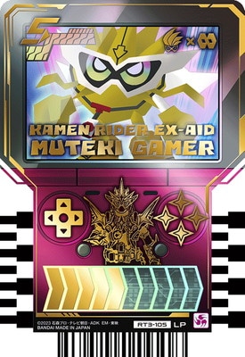 RT3-105 KAMEN RIDER EX-AID MUTEKI GAMER LP | ライドケミートレカ,通常弾,PHASE:00 ...